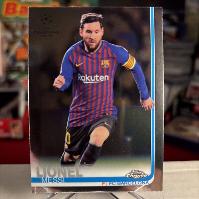 2018 Topps Chrome UEFA Lionel Messi RARE FCB Base Card ⭐️ MINT | eBay