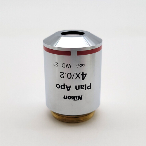Nikon Microscope Objective Plan Apo 4x CFI Eclipse ∞/- M25 | eBay