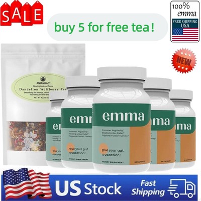 Emma Relief Supplement Keto for Gut Bloating 60 Capsules,BUY 5 GET 1PK ...