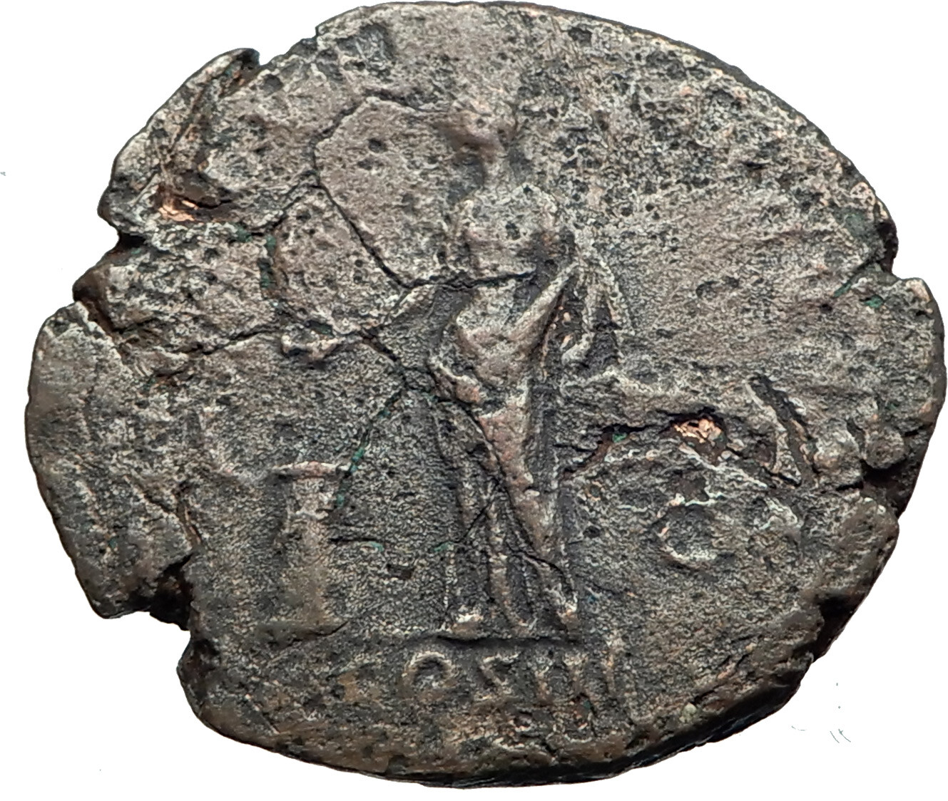 HADRIAN Bisexual Emperor BIG Ancient Roman Coin Salus Health Cult ...