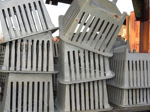 Lot of Six(6) 8-1/2" JAY R. SMITH ALUMINUM SEDIMENT BUCKETS | eBay