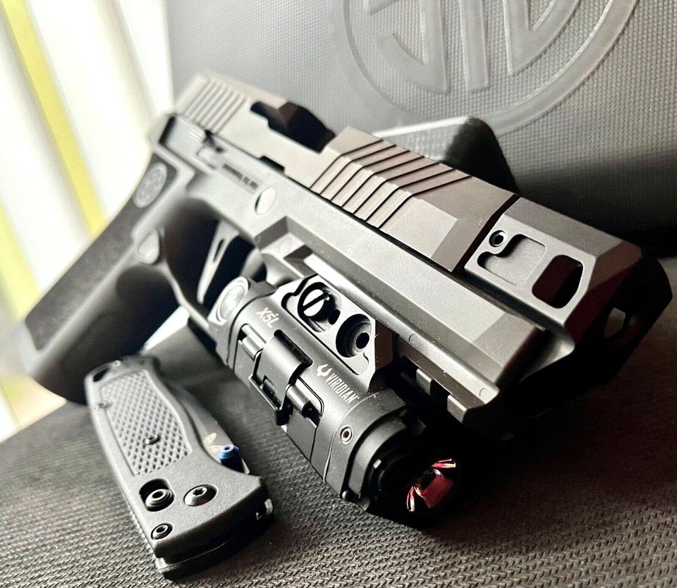 Sig P320 Slide w/ Grey Ghost Parts + Compensator Compact 3.9" Upper ...