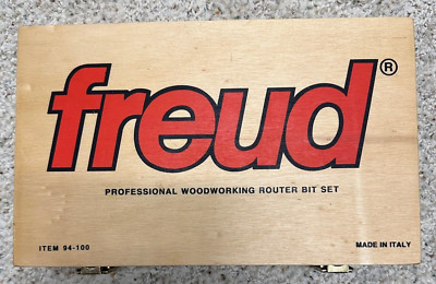FREUD NEW-OPEN BOX-NEVER USED WOODWORKING ROUTER BIT SET Five Piece 94 ...