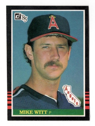 1985 Donruss Mike Witt California Angels #108 Excellent | eBay