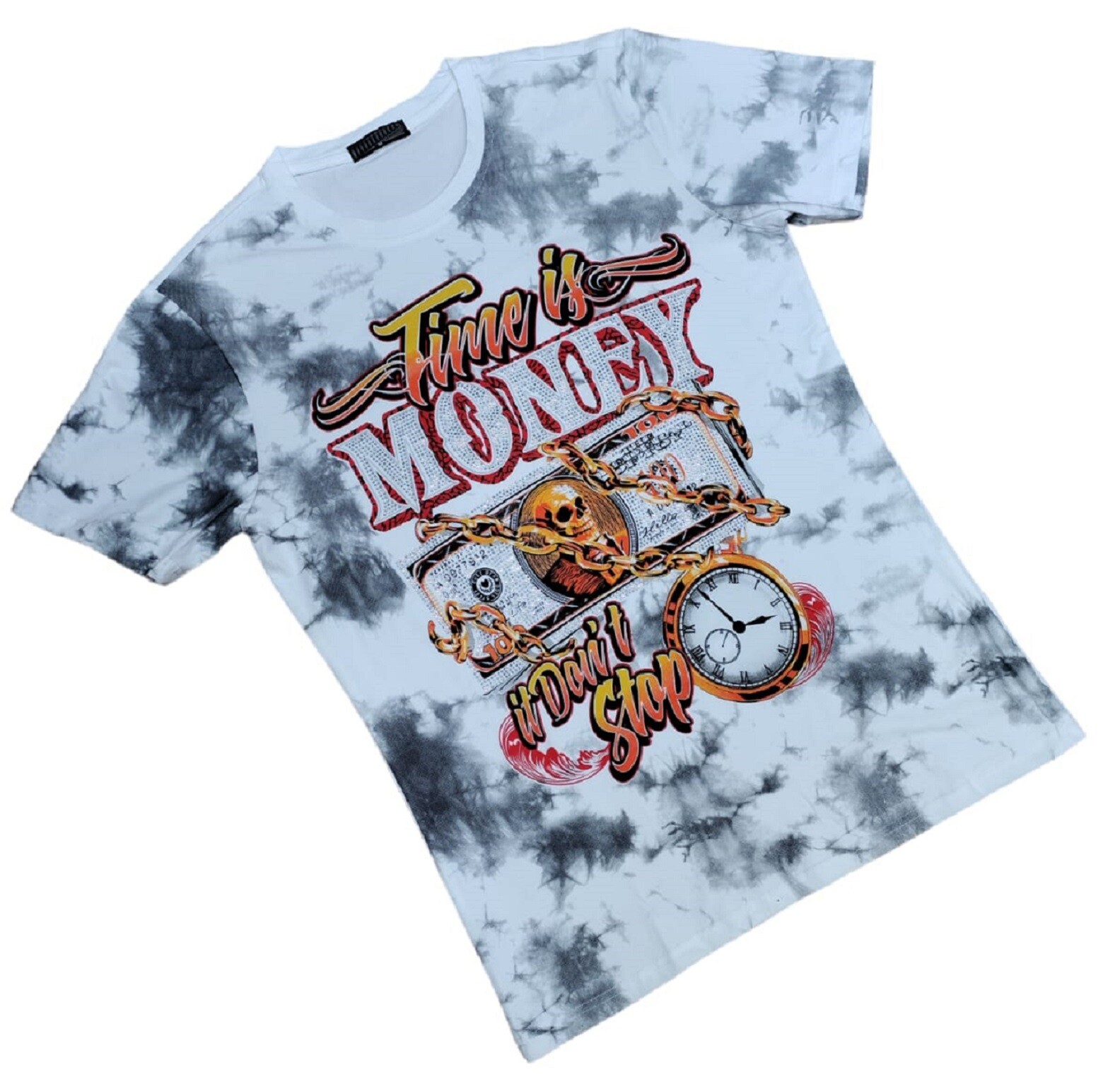 Men's Printed TShirts Time Is Money Top Mens Cotton Tee T-Shirt Summer ...