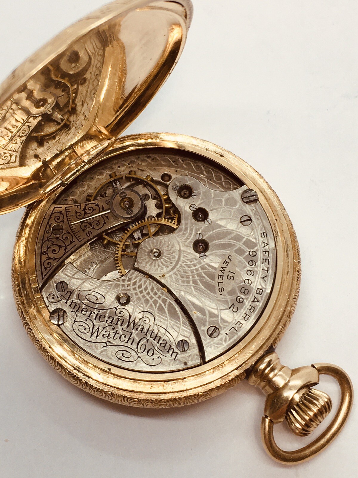 Waltham 14k Solid gold Multi-Color 1900 Antique Pocket Watch Runs Full ...