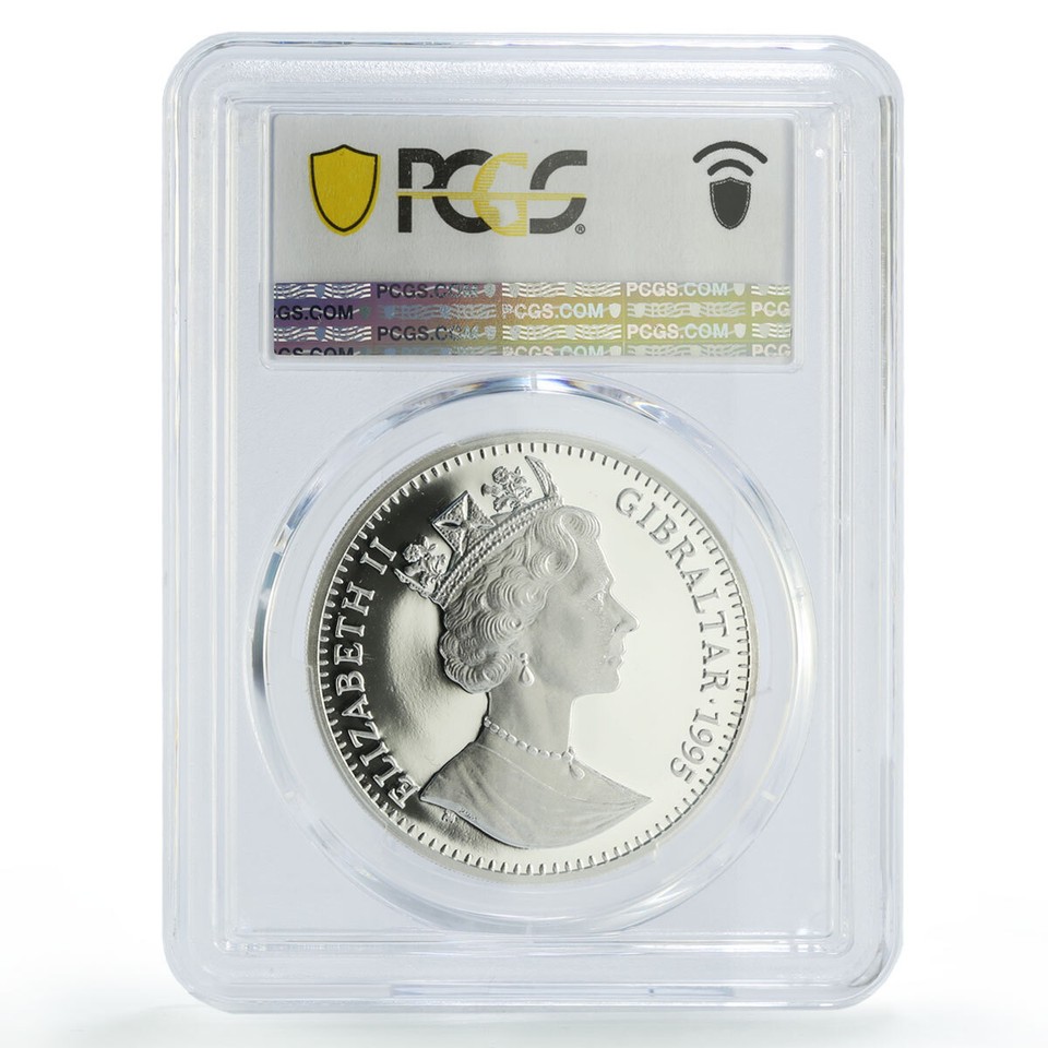 Gibraltar 1 crown Preserve Planet Earth Sperm Whale PR70 PCGS silver ...