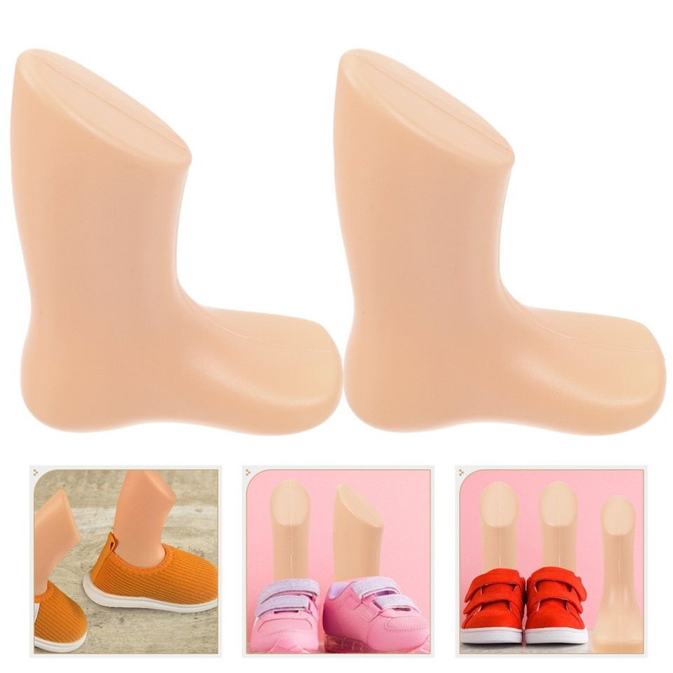 4pcs Foot Mannequin Shoes Foot Model Shoes Holder Shop Socks Shoes ...