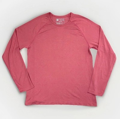 FIGS Women’s Salta Seamless Longsleeve Underscrub Top Medium Mauve ...