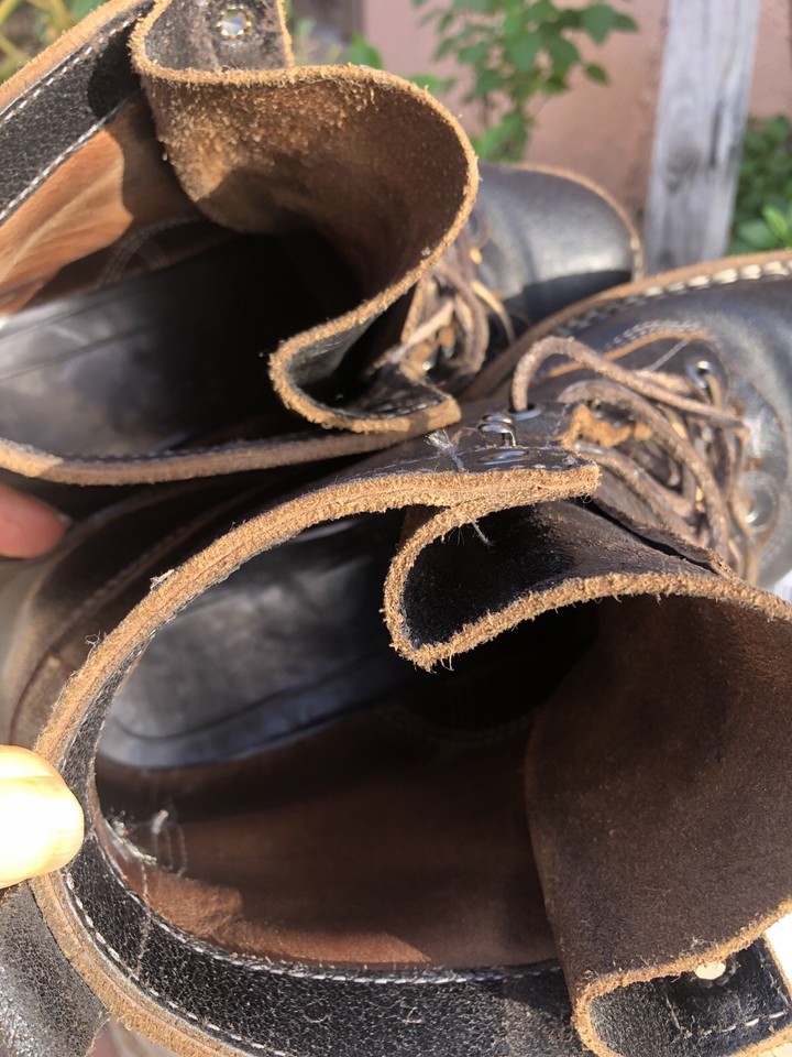 Whites Original 350 Cutter LTT Black Waxed Flesh Boots 11 D Great ...
