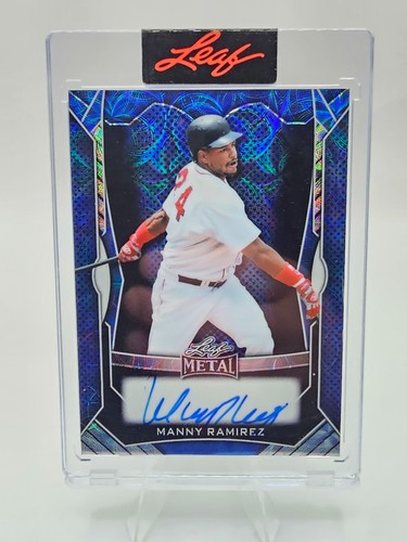 Manny Ramirez 2025 Leaf Metal Auto /4 Boston Red Sox | eBay