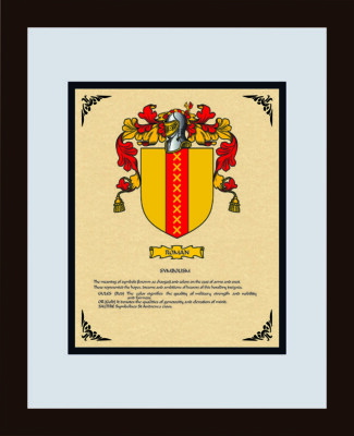 HERALDRY COAT OF ARMS ~ ROMAN FAMILY CREST ~ FRAMED | eBay