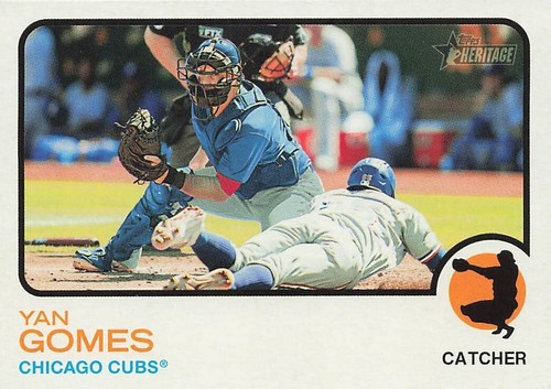 Yan Gomes Topps Heritage 2022 Baseball Card #301 | eBay