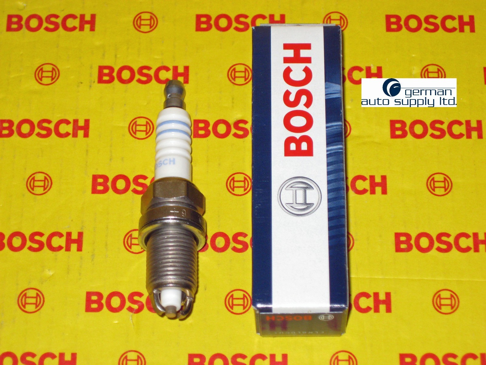 Audi - Volkswagen 6 Piece Spark Plug Set - BOSCH - 0242229654, FLR8LDCU ...