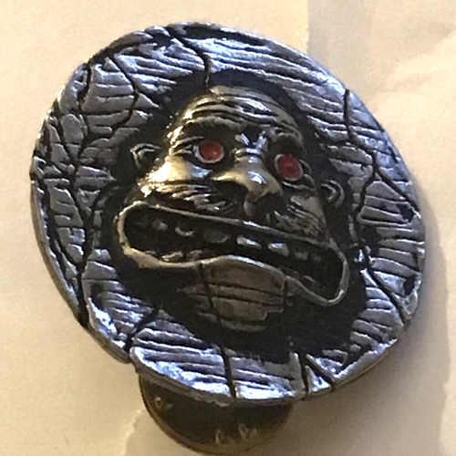 Anthrax NOT! Man 1990 Die Cast Pin Brockum Red Eyes Version | eBay