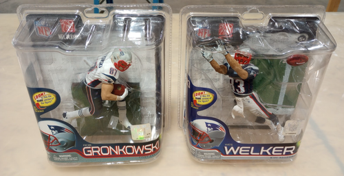 McFarlane Toys Patriots Adam Vinatieri Rob Gronkowski NFL Action Figure ...