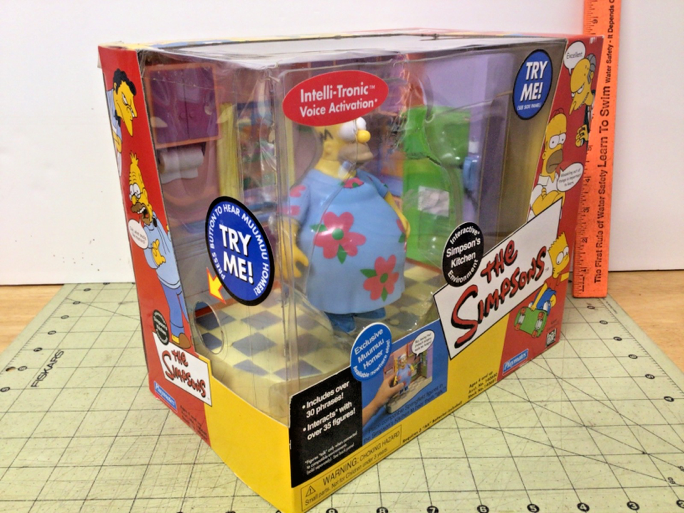 The Simpsons Muumuu Homer action figure Interactive Simpsons Kitchen | eBay