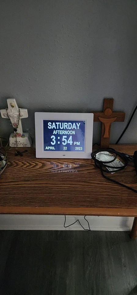 Dementia Clocks for Seniors Large Display Digital Clock with Date and ...