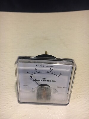 ASI Multimeter A.C.-D.C Meter Amperes Advance Schools, Inc. | eBay
