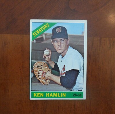 1966 Topp Ken Hamlin Washington Senators Baseball #69 Card Excellent | eBay