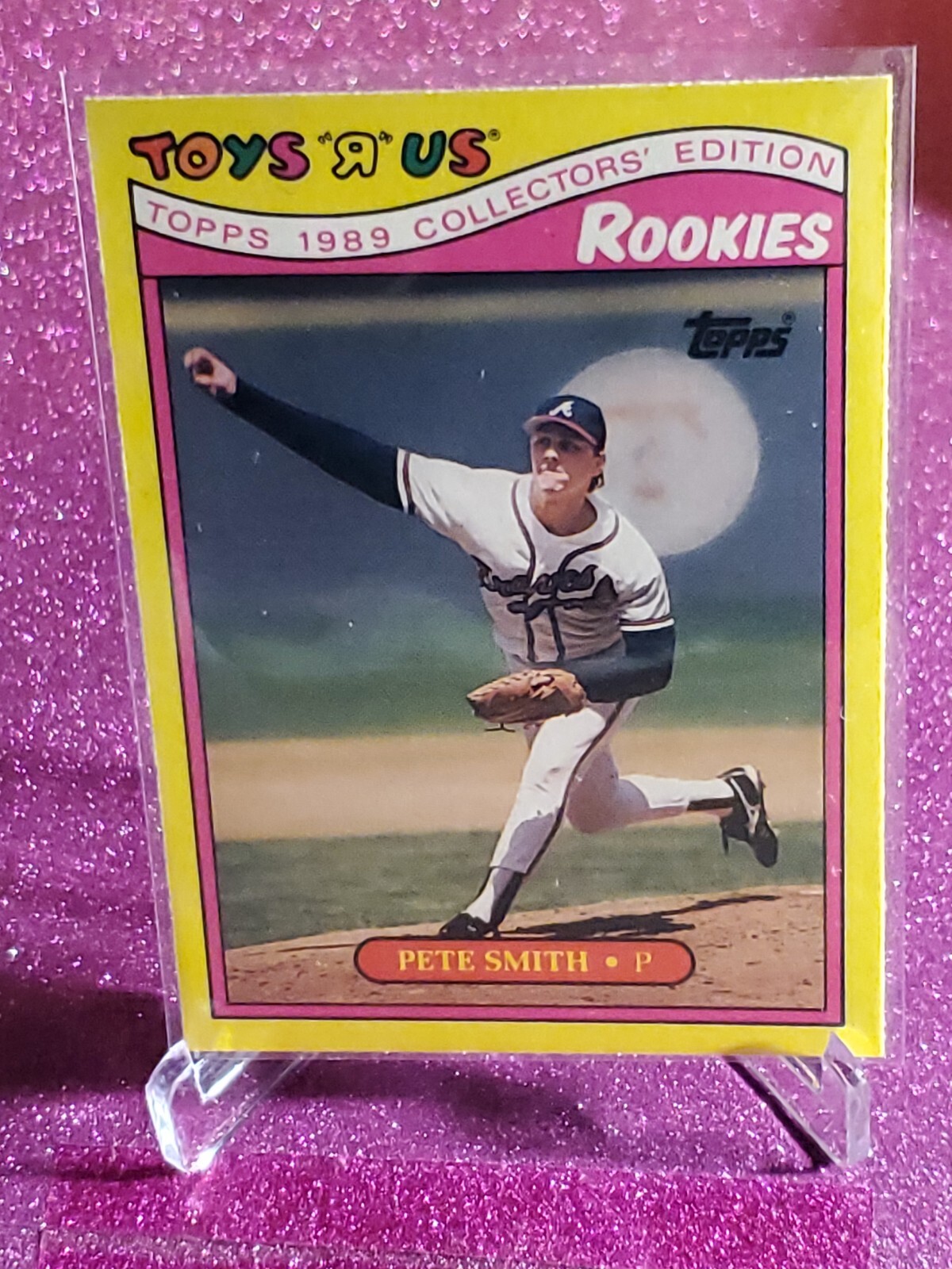 1989 Topps Toys 'R' Us Rookies #29 Pete Smith Atlanta Braves Baseball ...