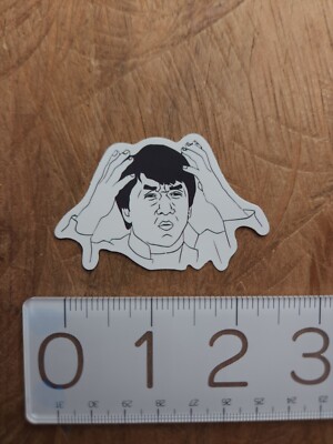JACKIE CHAN Sticker Funny Sticker Funny Decal Meme Sticker Meme Decal ...