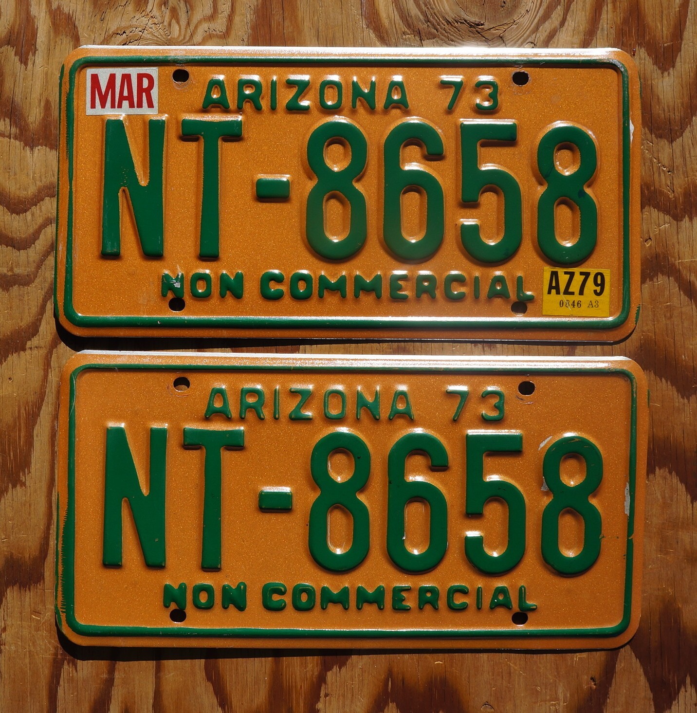 1979 Arizona License Plate Plates PAIR / SET | eBay