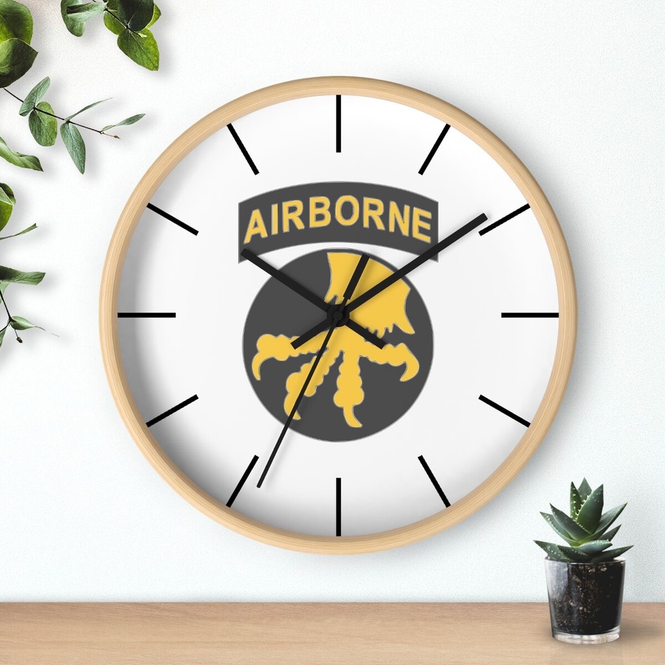 17th Airborne Division Wall Clock | eBay