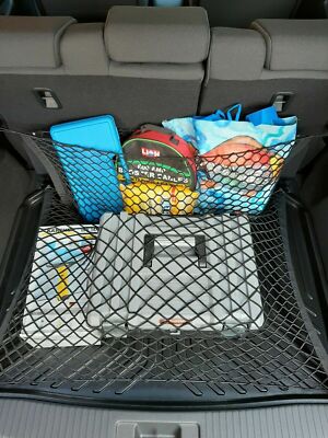 Rear Trunk Floor + Envelope Style Cargo Nets for HONDA CIVIC HATCHBACK ...