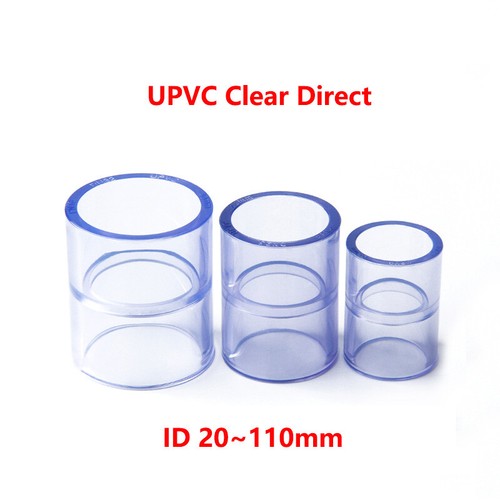 UPVC Direct Pipe Fitting Straight Joint Water Pipe Socket Coupling ID ...