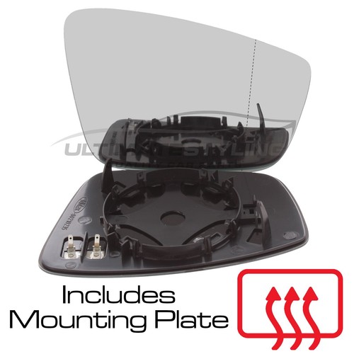 Wing Mirror Glass Skoda Citigo 2012-2020 Heated Aspherical Drivers Side ...