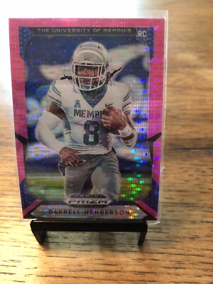 2019 Panini Prizm Draft Picks Darrell Henderson Rookie Pink Pulsar ...