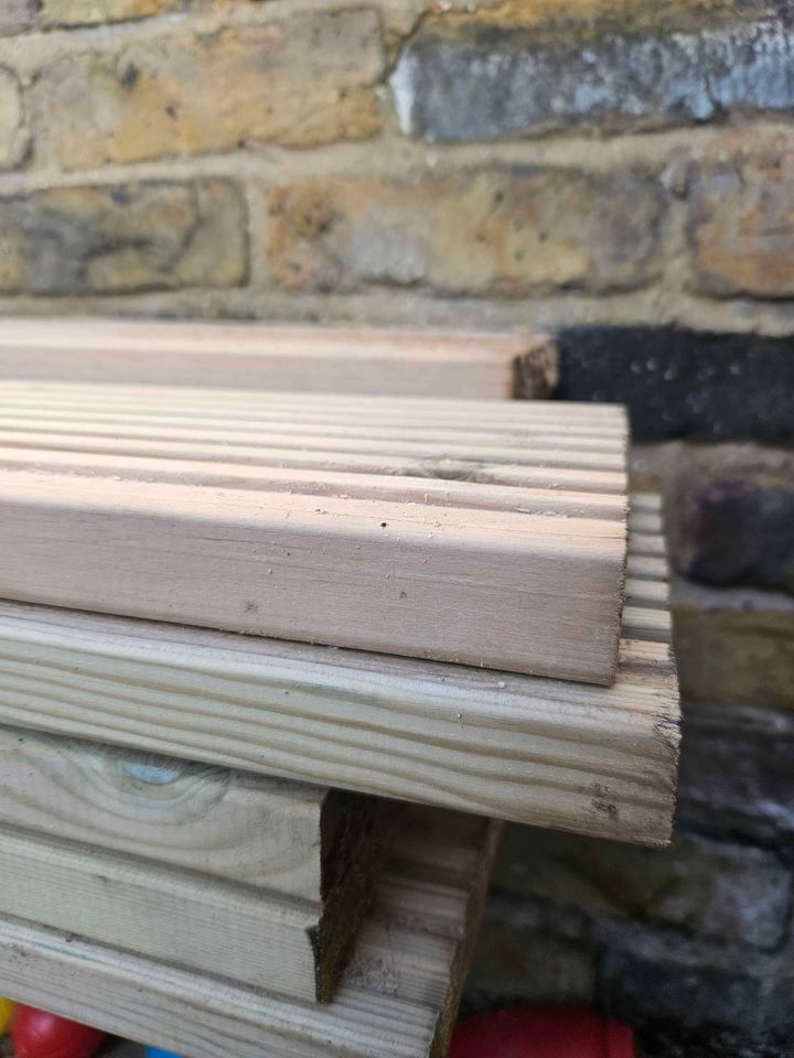Timber Decking Boards Premium Softwood Treated Decking Boards 3m 3.6m 4 ...