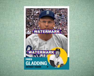 Fred Gladding Detroit Tigers 1963 Style Custom Baseball Art Card | eBay