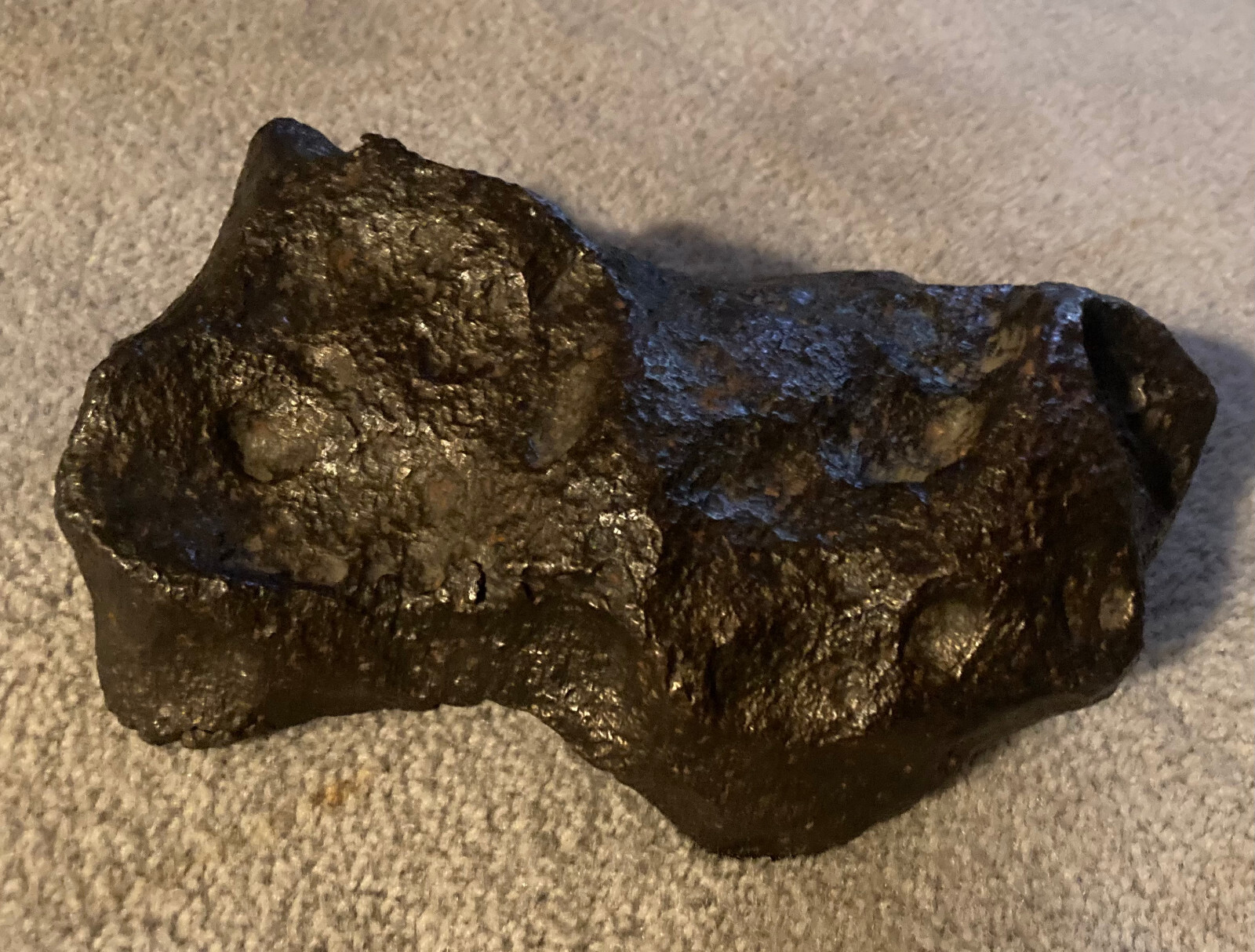 VERY VERY LARGE NATURAL METEORITE WITH BEAUTIFUL PATINA FROM ARGENTINA ...