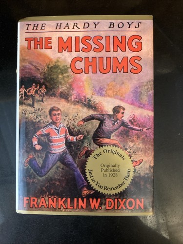 The Missing Chums, by Franklin W. Dixon HCDJ 1996 Hardy Boys Applewood ...