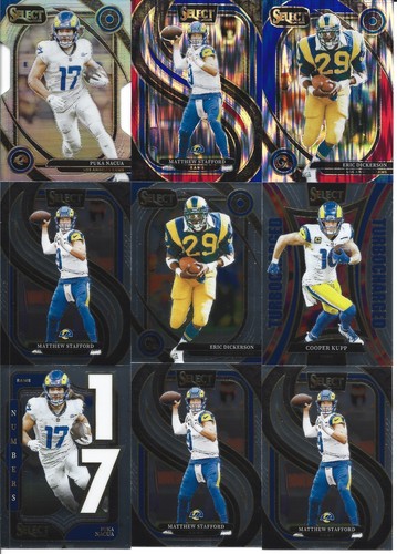 LA RAMS 2024 SELECT FOOTBALL LOT OF 11 CARDS PUKA NACUA DIE CUT ...