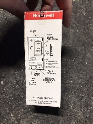 Brand New Honeywell 5816 5816WMWH Wireless Door/Window Transmitter w ...