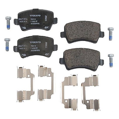 LAND ROVER REAR BRAKE ROTOR DISC SET LR2 LR043285 VOLVO | eBay