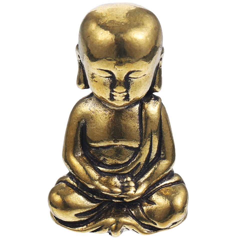 Little Monk Sculpture Monk Shaped Figurine Little Monk Statue Desktop ...
