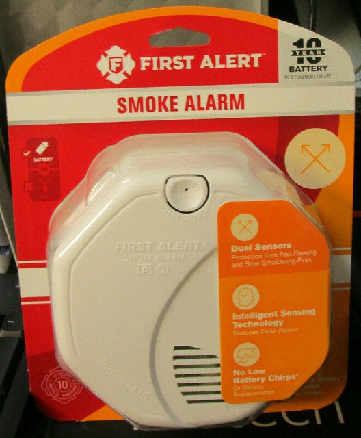 First Alert Smoke Alarm 10y Lithium Powercell 1039842 With Dual Sensors ...