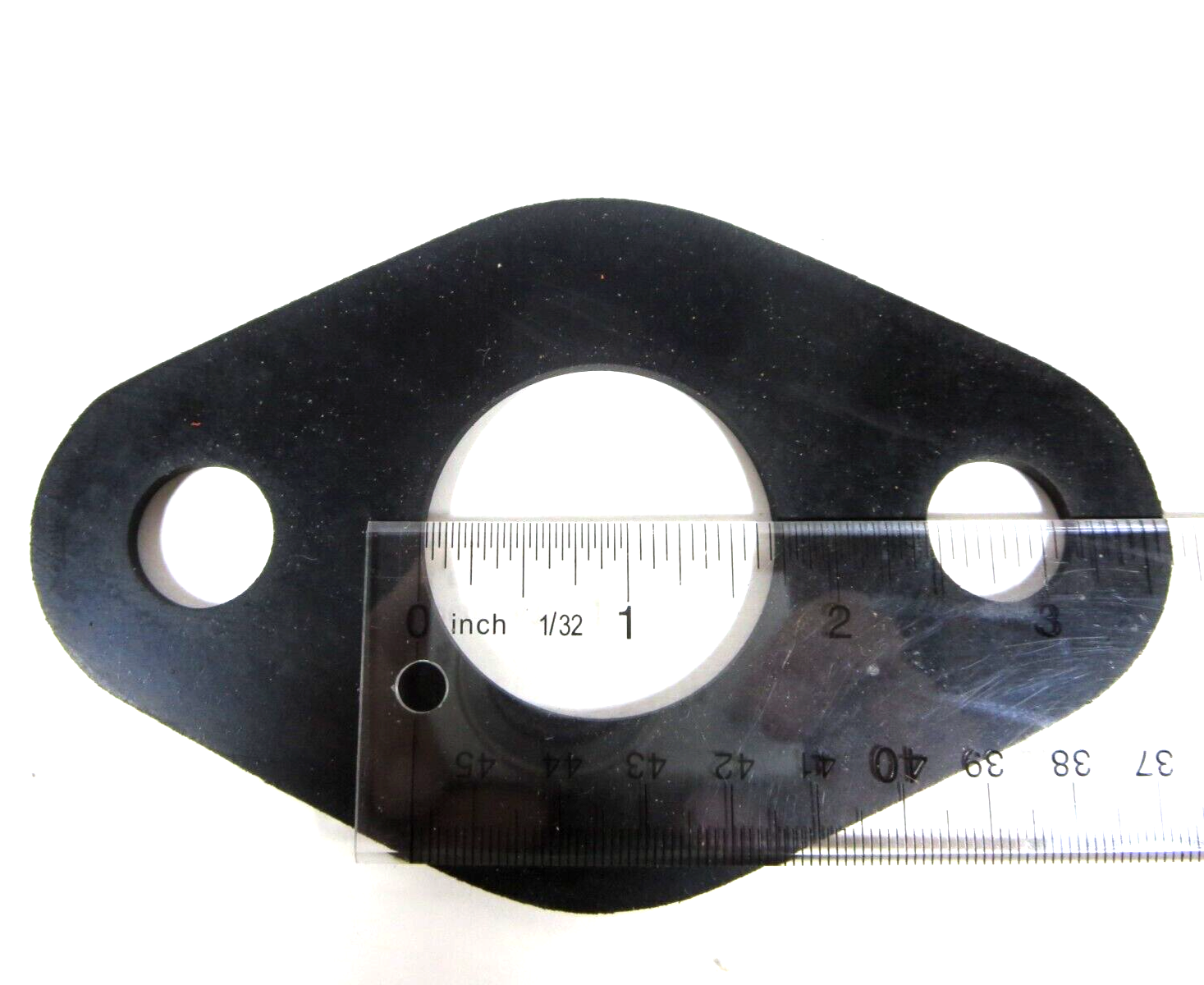 One Pair (2), 1-1/2" FULL FACE Oval Flange Water Meter Gasket, EPDM ...