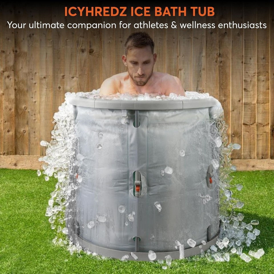 Ice Bath Tub For Athletes - 6 Layered Ice Tubs for Cold Plunge with ...