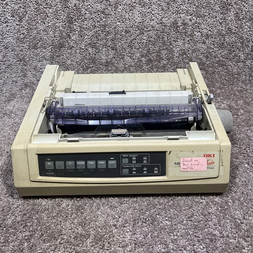 OKI MICROLINE 320 TURBO 9 PIN PRINTER USB/PARALLEL - Untested | eBay