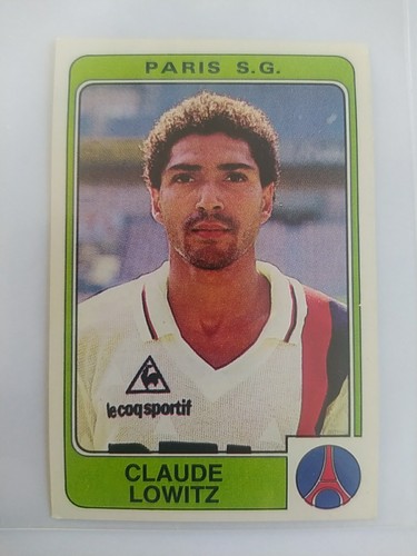 PANINI FOOTBALL 86 - #248 - CLAUDE LOWITZ - PSG - PARIS SAINT-GERMAIN ...