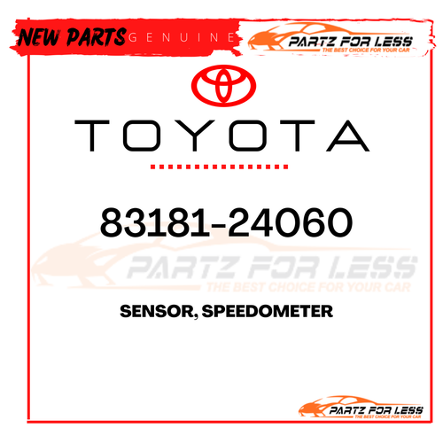 83181-24060 TOYOTA GENUINE SENSOR, SPEEDOMETER 8318124060 NEW OEM | eBay