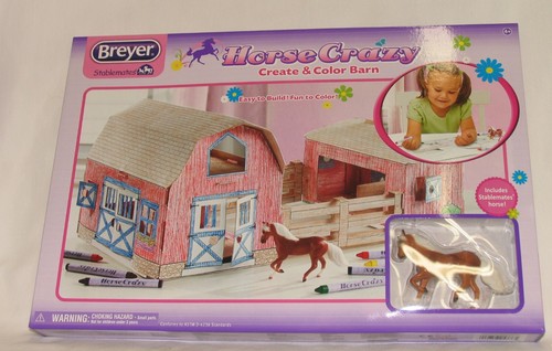 Breyer color horse crazy cardboard barn with palomino paso fino ...