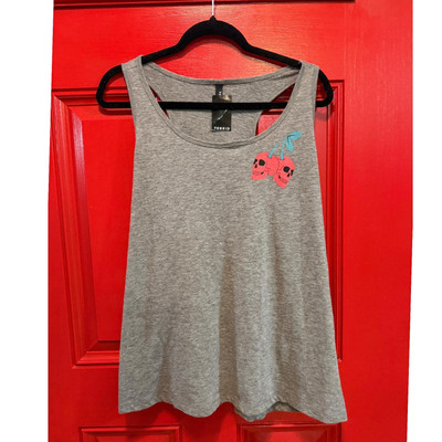 Torrid 1 (1X) Cherry Skull Tattoo Racerback Punk Gothic Sleep Lounge ...