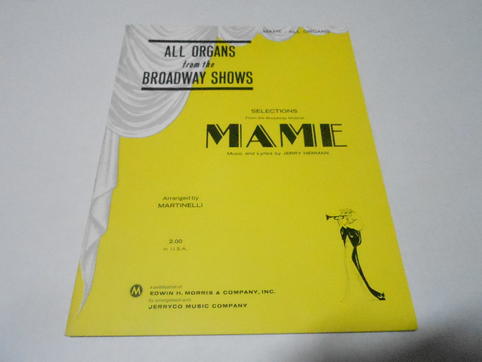 1966 (NOS) MAME music song book BROADWAY MUSICAL | eBay