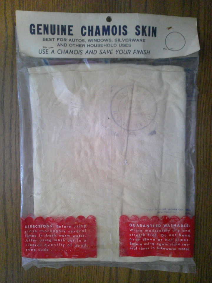 Vintage Royal Dutch GENUINE CHAMOIS SKIN 100% Oil Tanned Holland | eBay